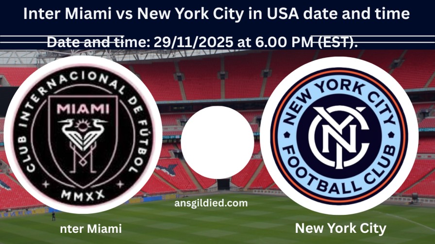 Inter Miami vs New York City in USA date and time